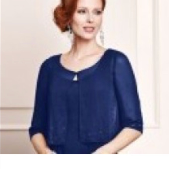 Alfred Angelo | Jackets & Coats | Alfred Angelo Navy Blue Jacket Mother ...